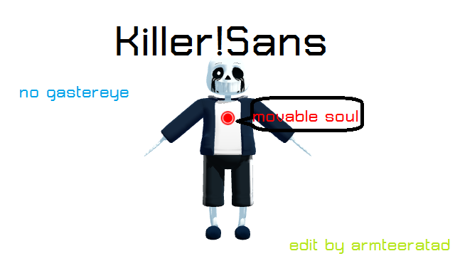 Mmd Killer Sans Model Killer Sans Made With Sans Editor By Ulc Team By