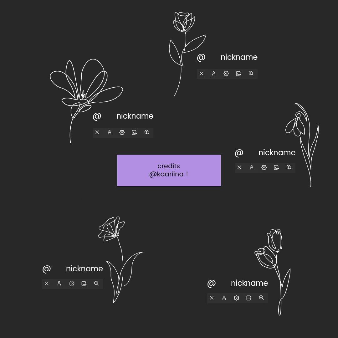 headers signatures 02 by @ kaariina by kaariina on DeviantArt