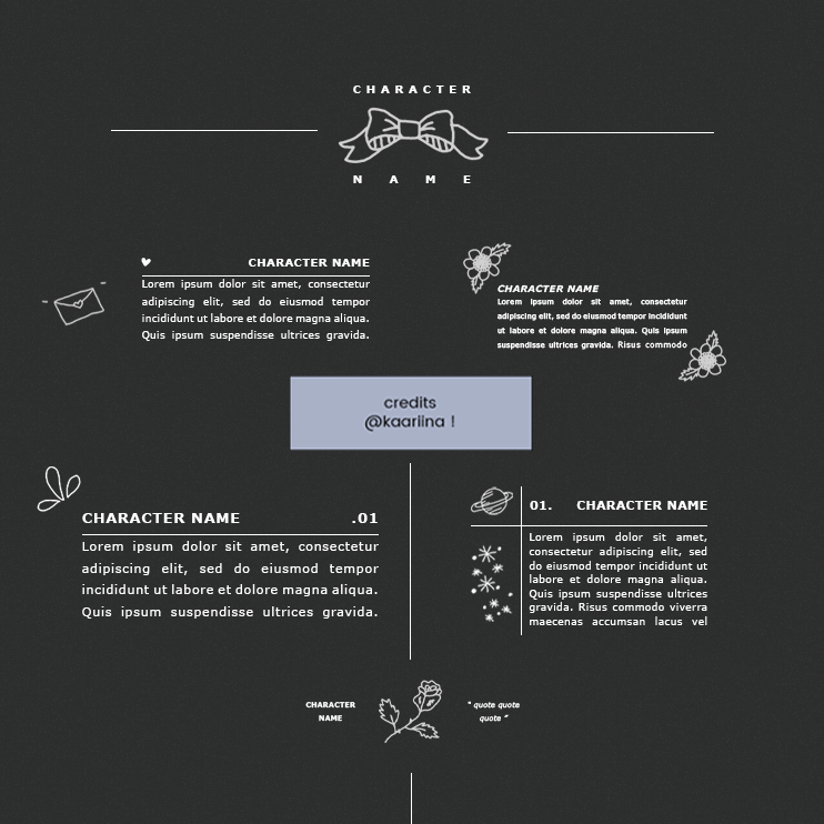 headers signatures 05 by @ kaariina by kaariina on DeviantArt