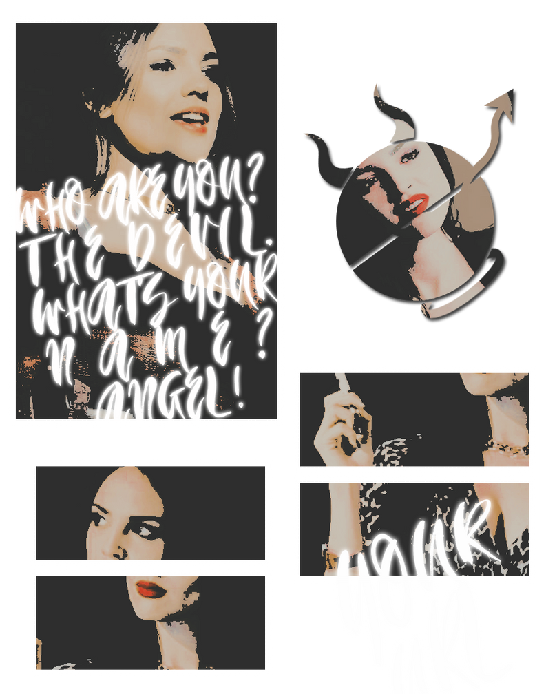 DEVILISH ANGEL TEMPLATE by unicornsnlions on DeviantArt