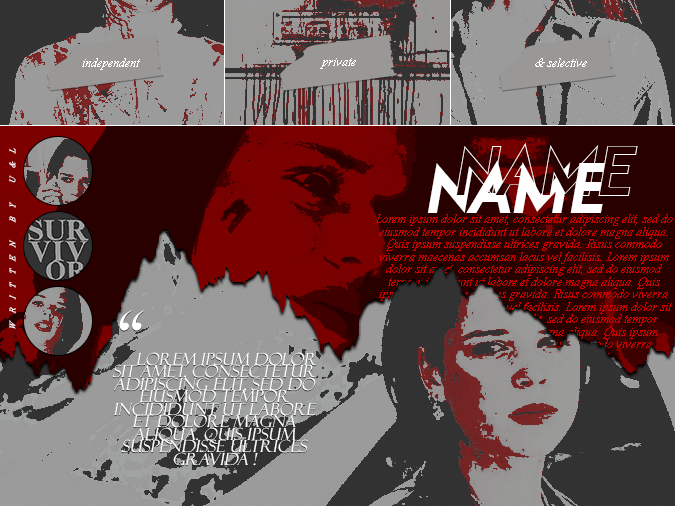 psd template 015 by unicornsnlions on DeviantArt