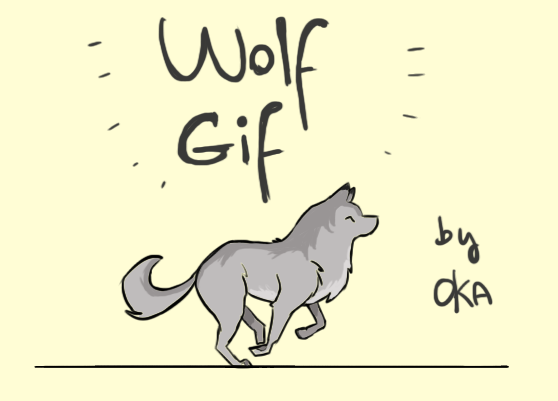 Wolf GIF by Okamiw on DeviantArt