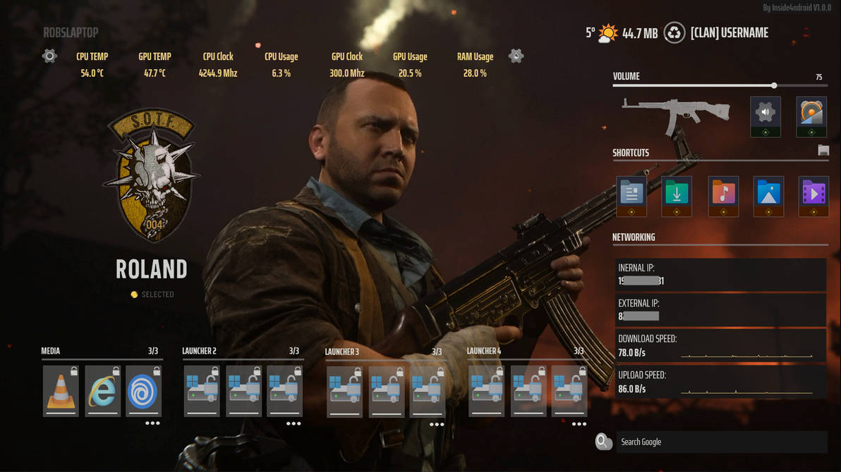 RVD v1.0.0 Rainmeter Skin by Inside4ndroid on DeviantArt