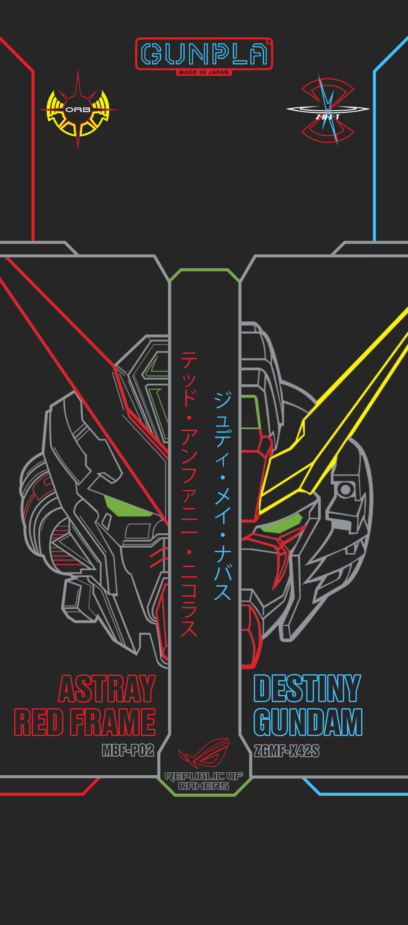 ROG Phone Gundam Wallpaper by Hardzvixiv on DeviantArt