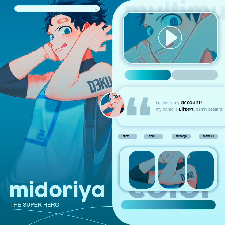 IZUKU MIDORIYA TEMPLATE by denji320u092374873 on DeviantArt