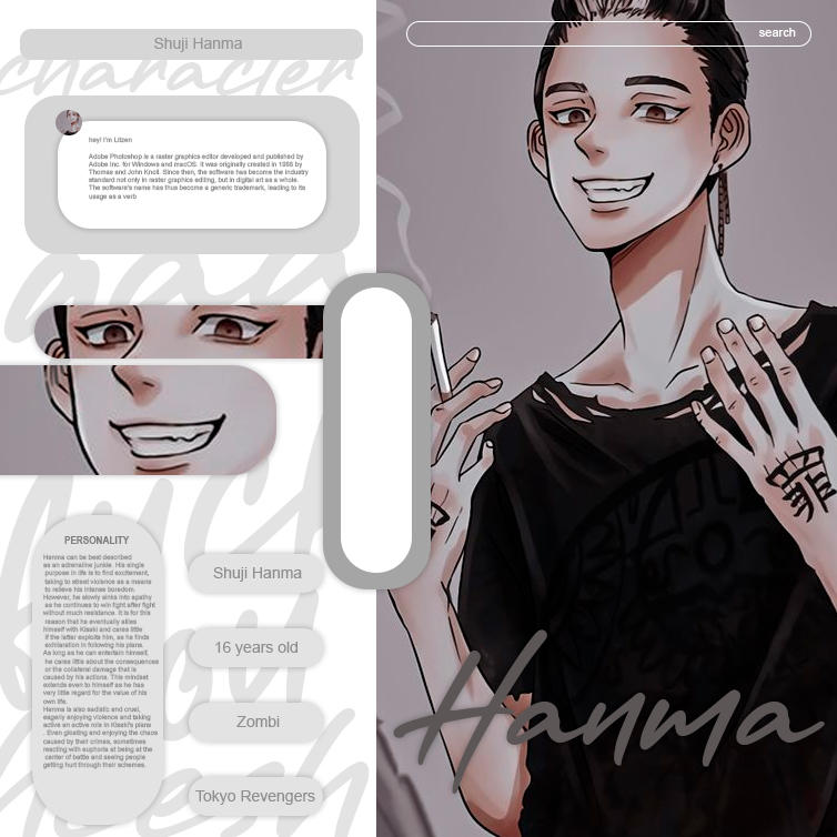Hanma Template by denji320u092374873 on DeviantArt