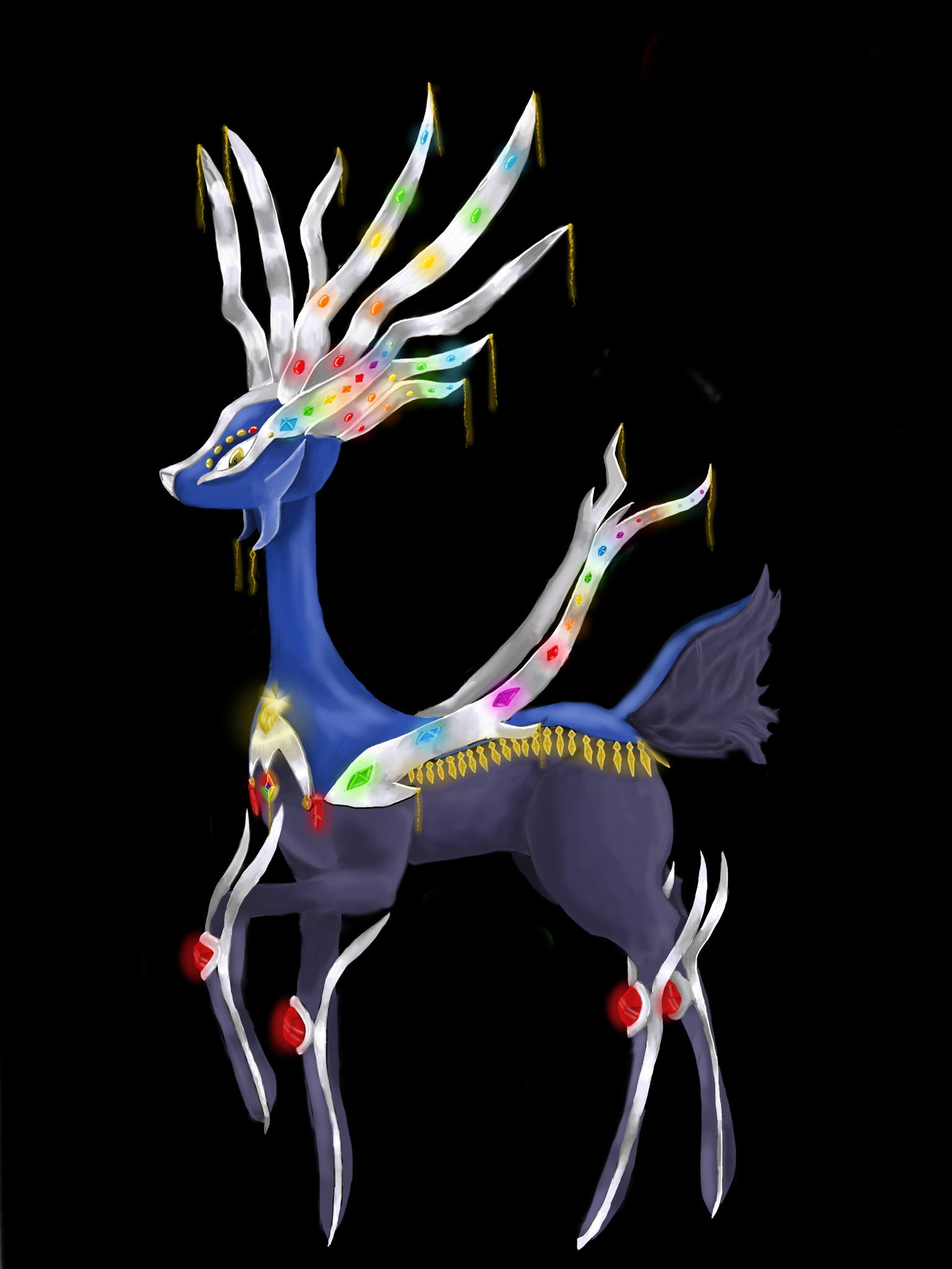 Mega Xerneas by Pokemonpassage on DeviantArt
