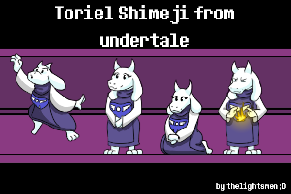 Toriel Shimeji by Thelightsmen on DeviantArt