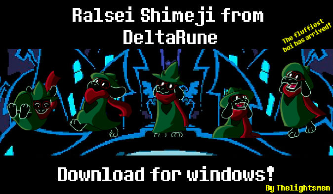 Ralsei Shimeji from DeltaRune - Download by Thelightsmen on DeviantArt