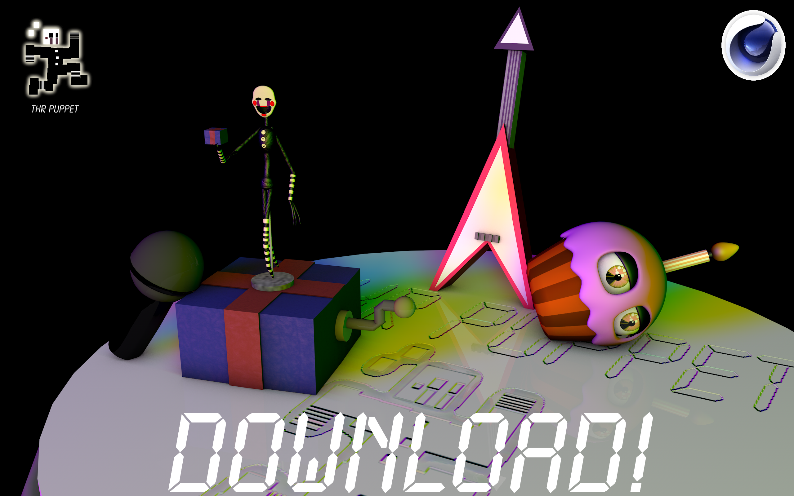 FNaF Props | Download! ThrPuppet by XSessiveMarina on DeviantArt