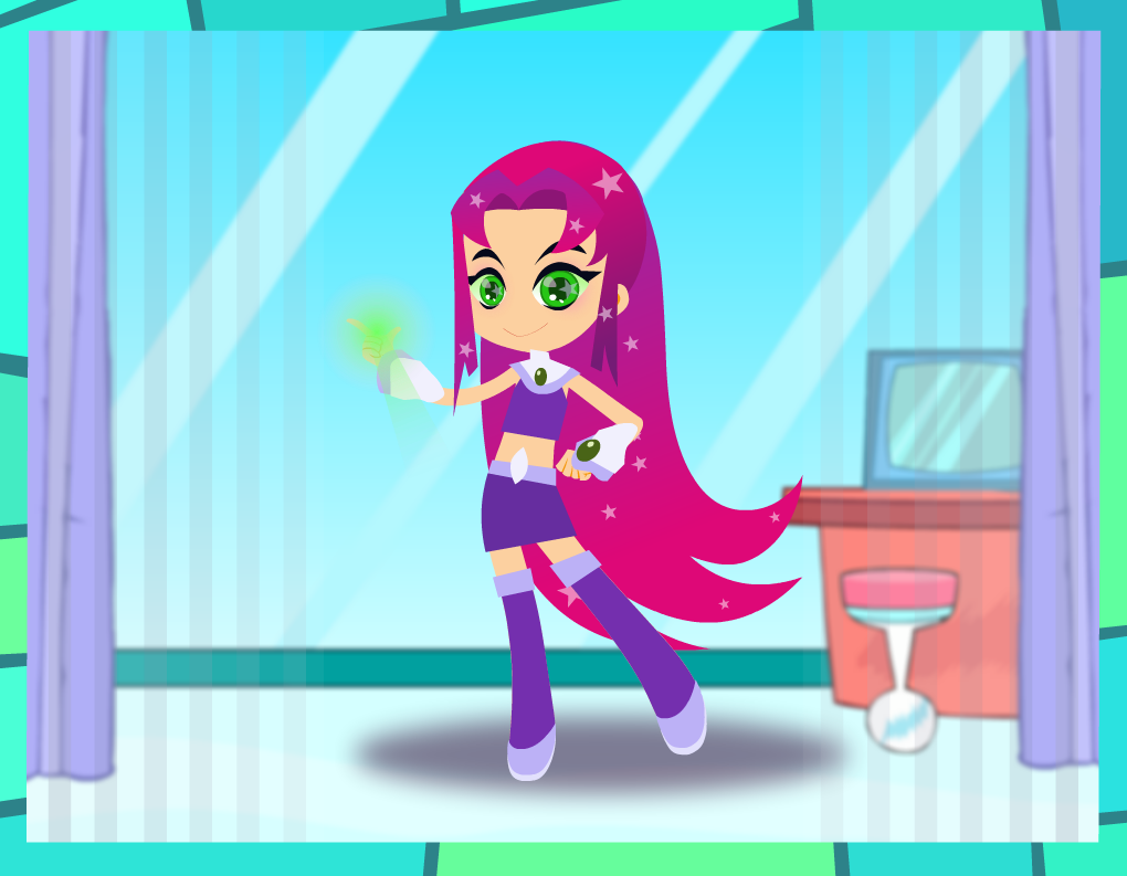 Starfire Dressup by cartoondollemporium on DeviantArt