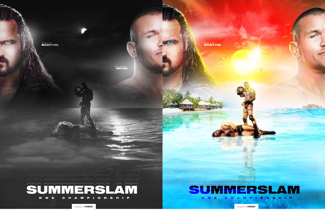 Randy Orton vs. Drew McIntyre - SummerSlam '20 by phoenixgfx1 on DeviantArt