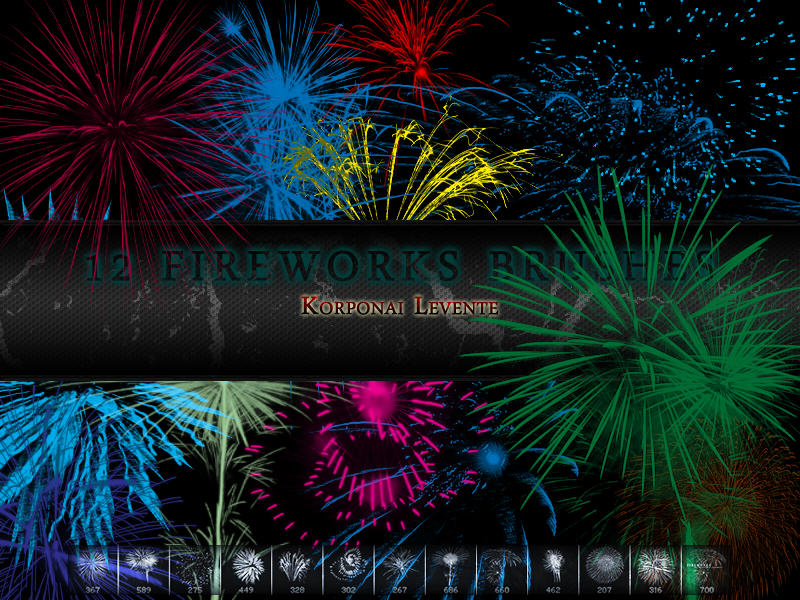 Fireworks brushes by 1995levente on DeviantArt