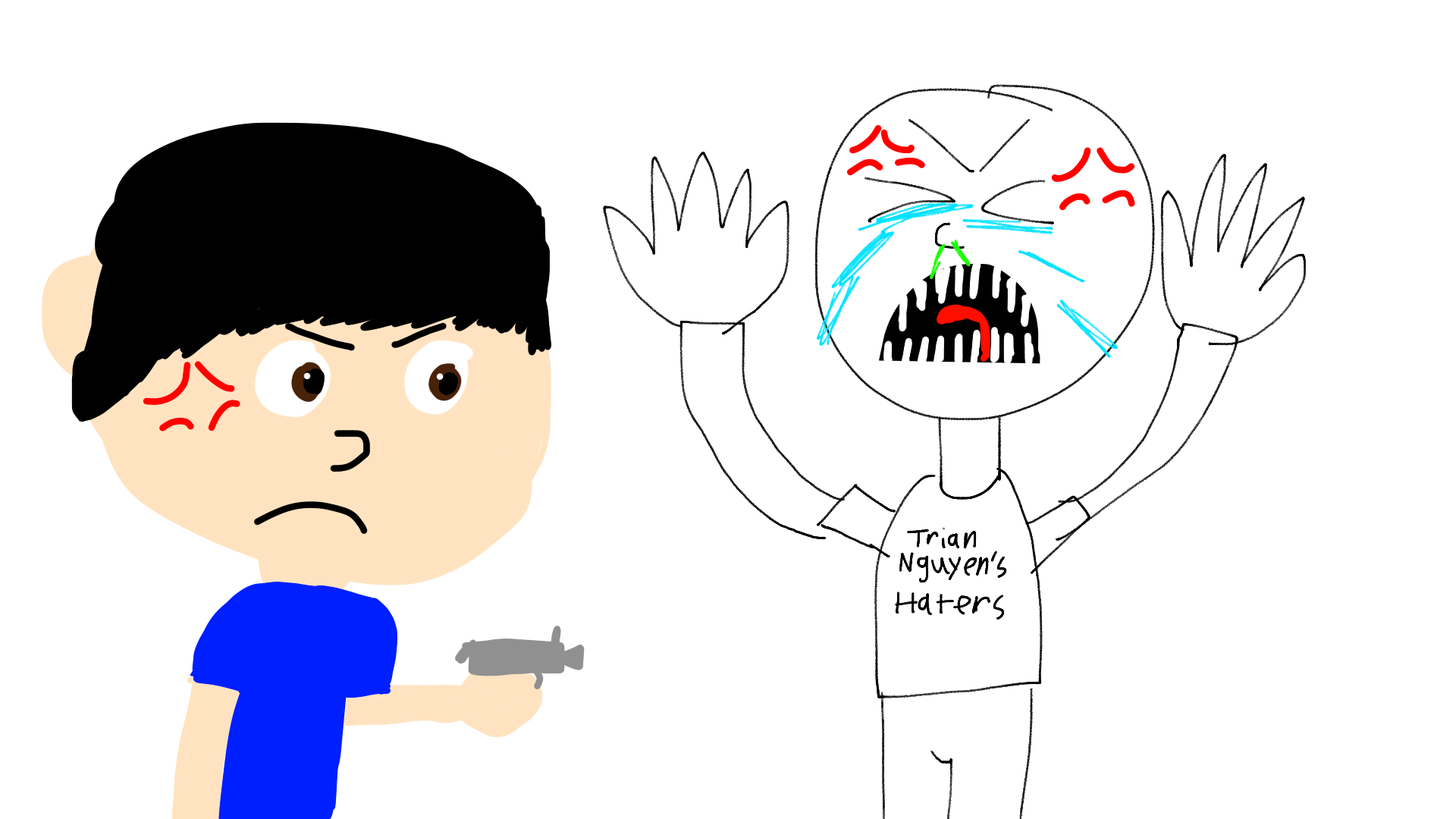 Trian Nguyen Haters in a nutshell 2 by TheBlueHandsomeGuy on DeviantArt