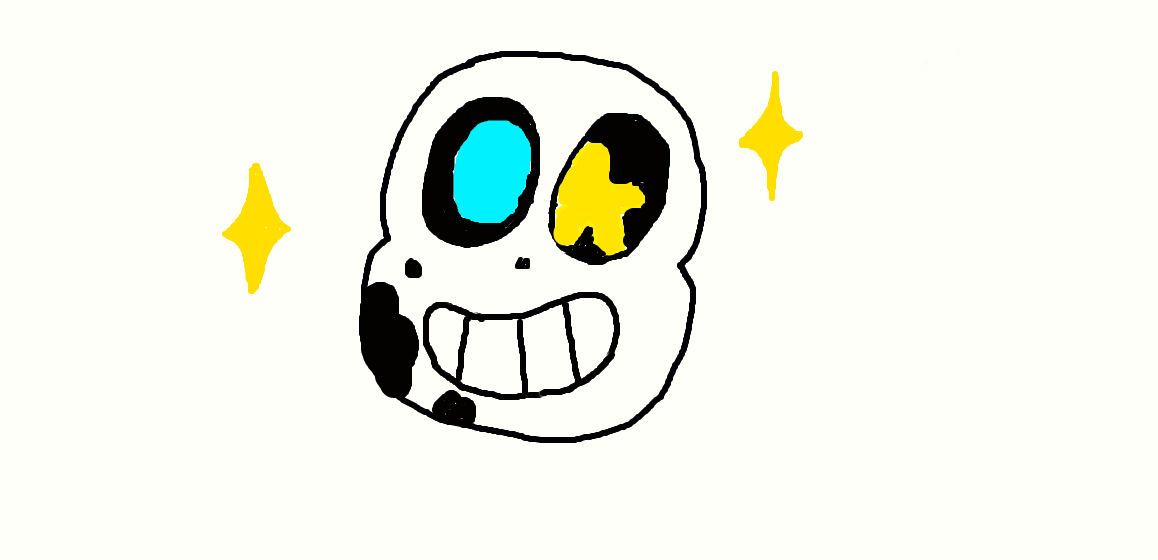 Ink Sans (Face) (Digital) by AFanArtist12 on DeviantArt