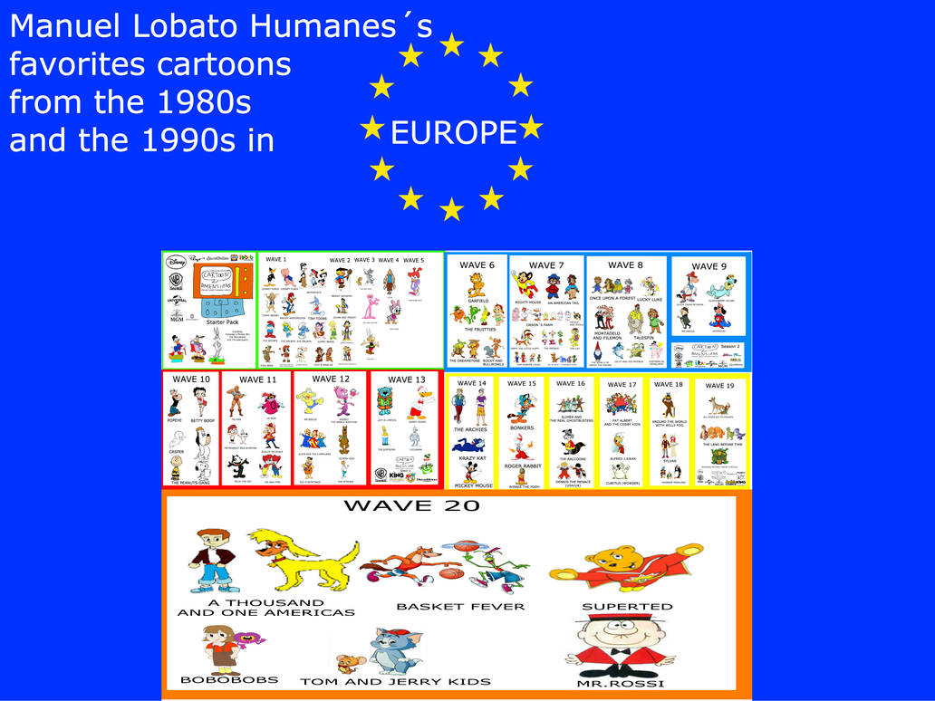 My Favorite Cartoons from 80s and 90s in Europe by timmybrisbyfan1925 ...