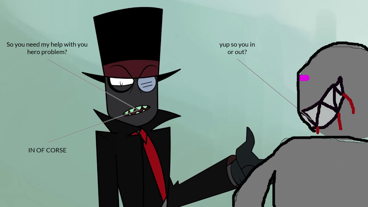 Black Hat meets Lord Seth by bugzzy123 on DeviantArt