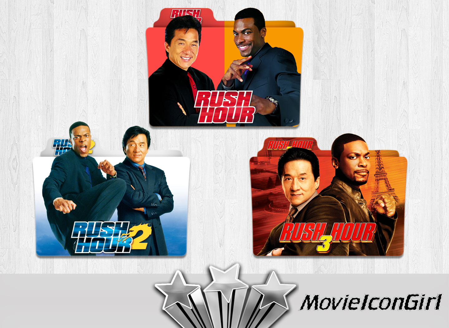 Rush Hour Collection Folder Icon Pack by MovieIconGirl on DeviantArt
