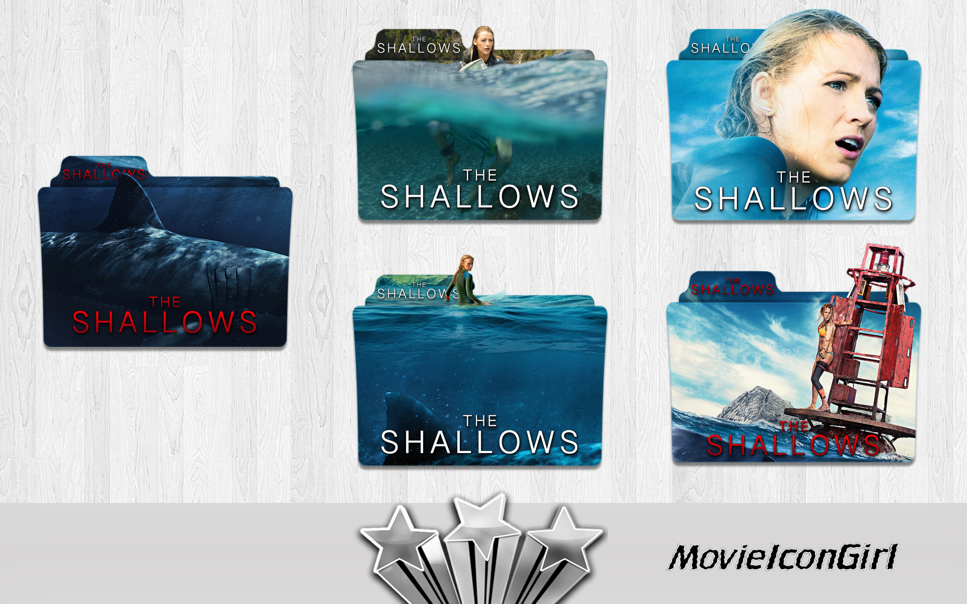 The Shallows Folder Icon Pack by MovieIconGirl on DeviantArt