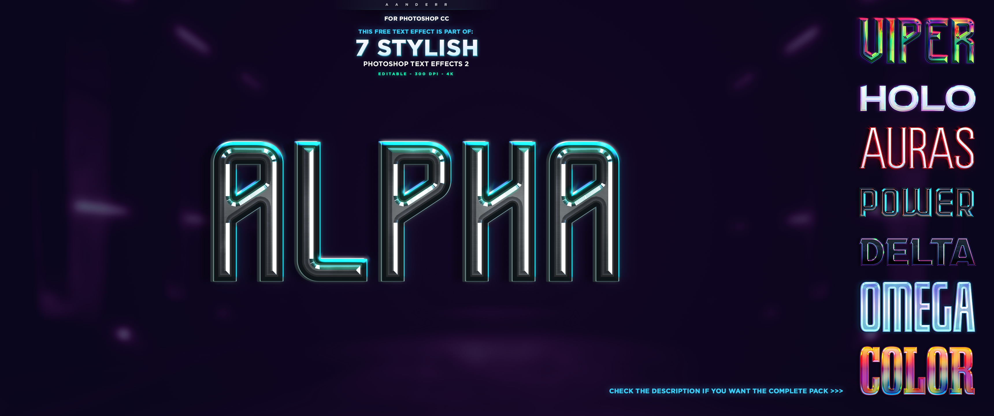 Free Stylish Photoshop Text Effect 2 By Aanderr On Deviantart