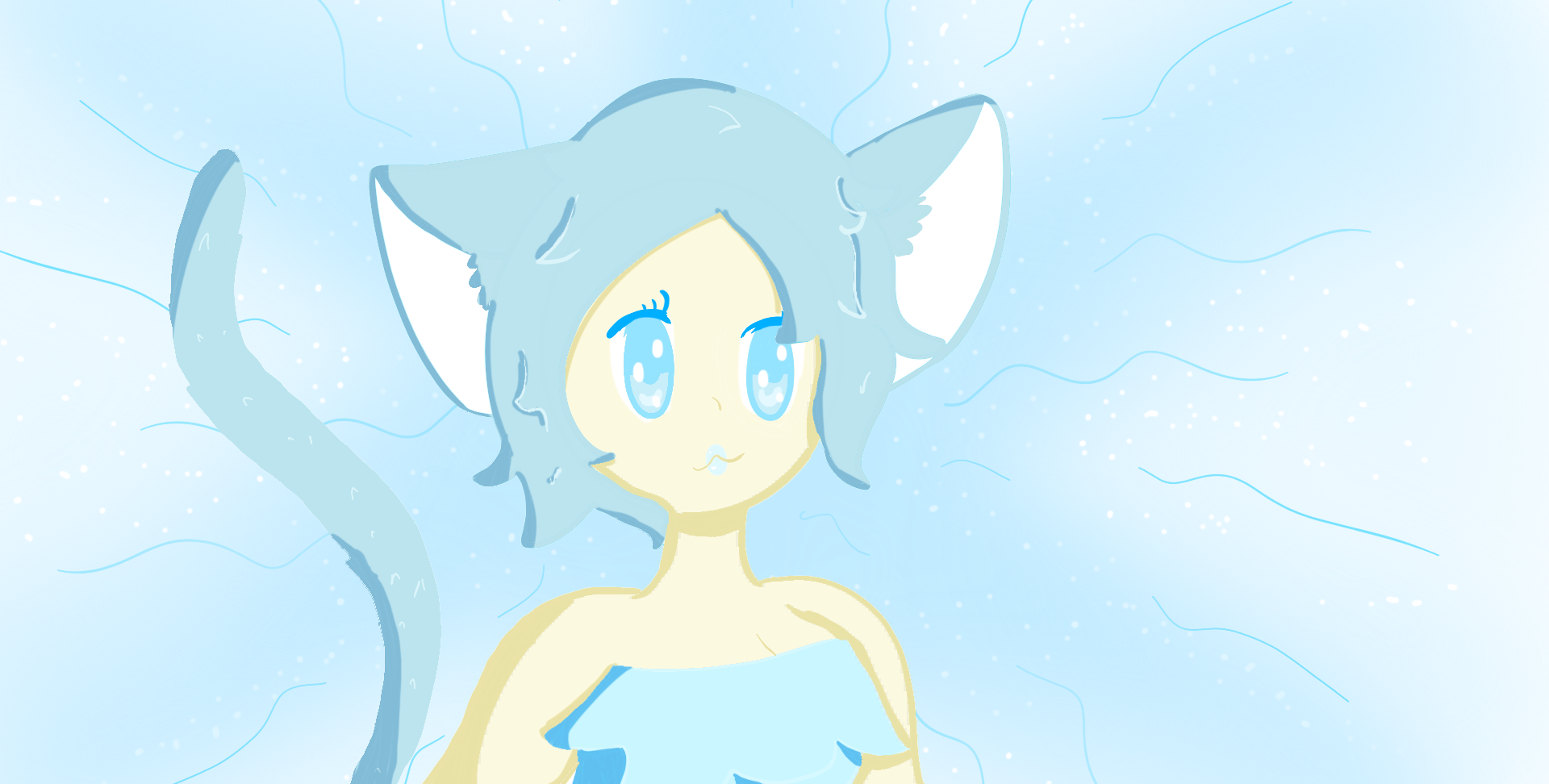 Blue CaTgirl by EmotionalCat4 on DeviantArt