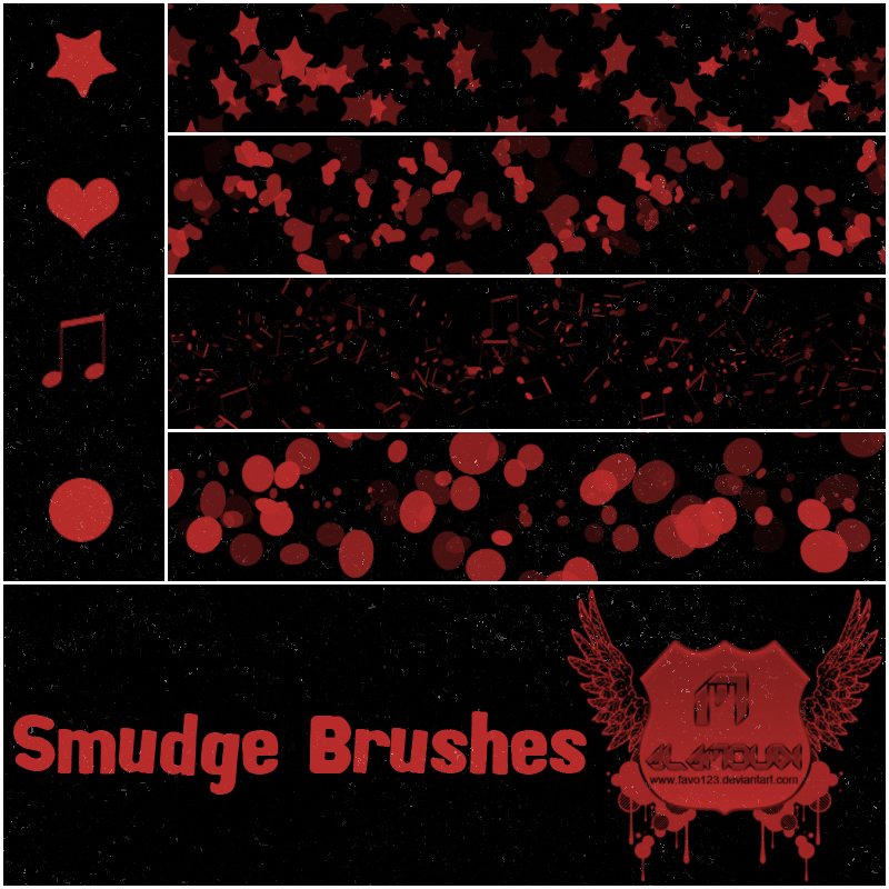 Smudge Brushes by favo123 on DeviantArt