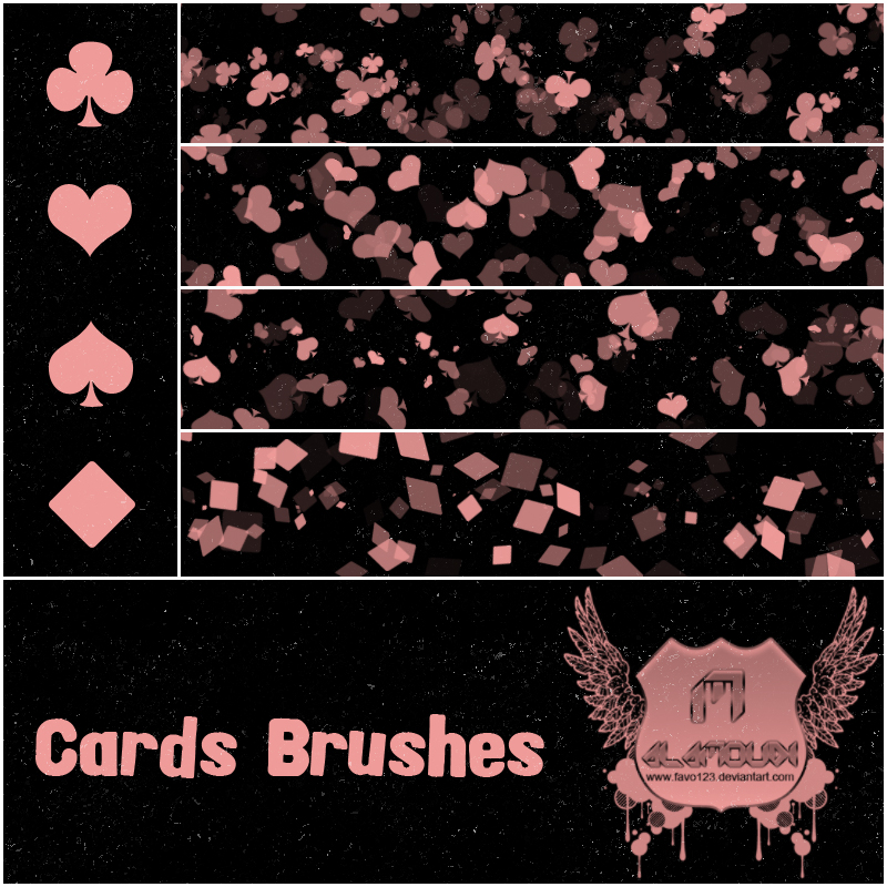 Cards Brushes by favo123 on DeviantArt