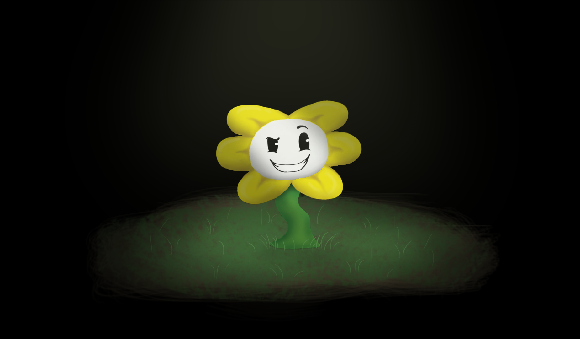 Flowey the Flower by FadedKat on DeviantArt