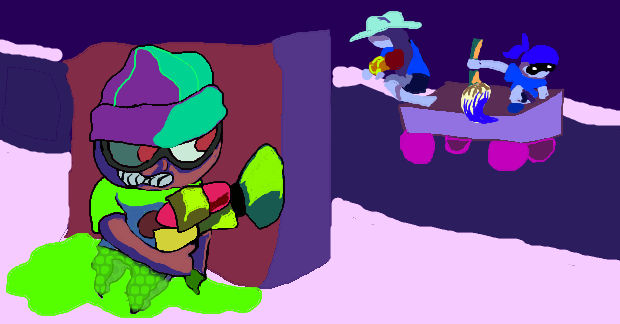 Splatoon- Drive-by by 357Sneak on DeviantArt