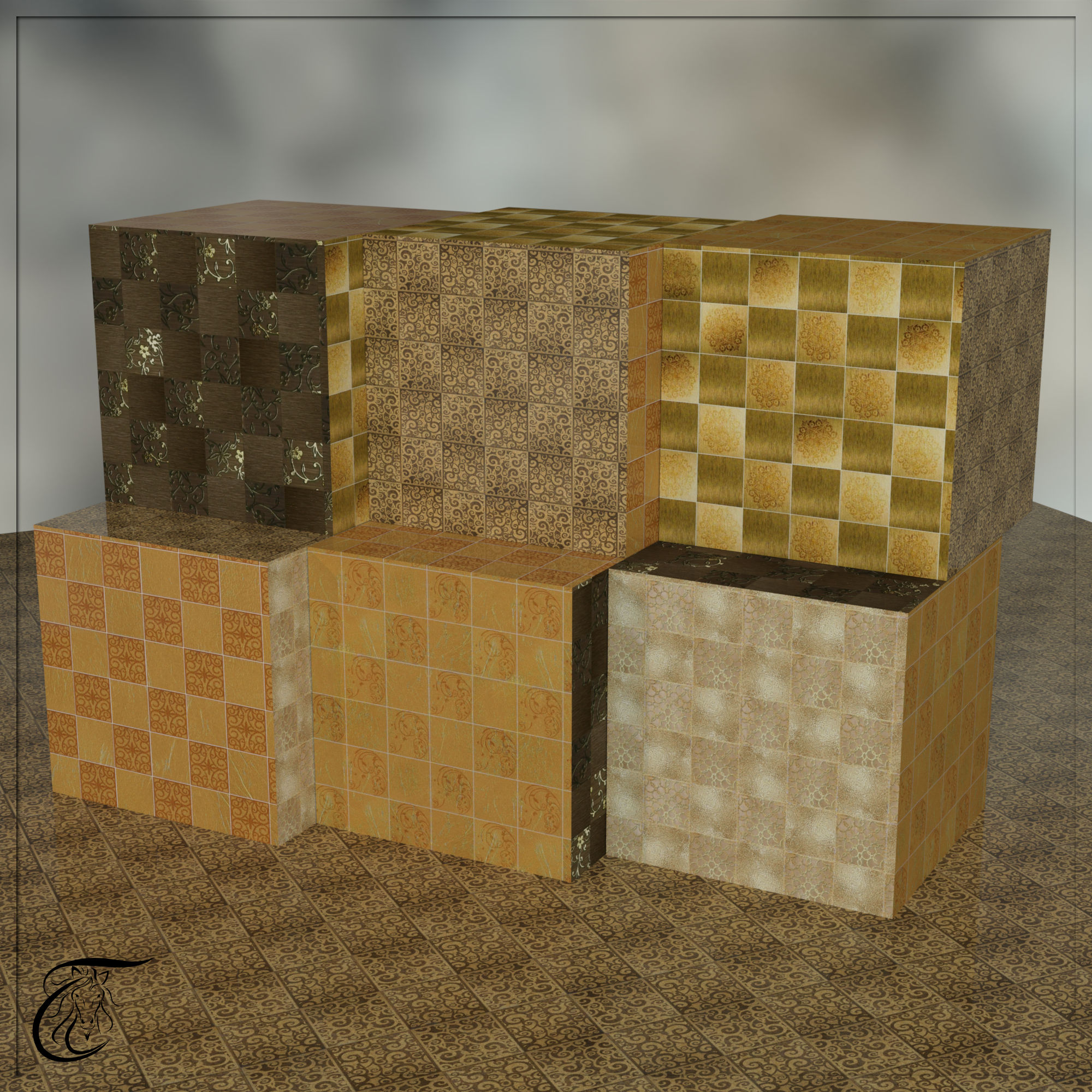 Kachel Set 07 - Shader Presets Freebie by Tinasbastelstube on DeviantArt