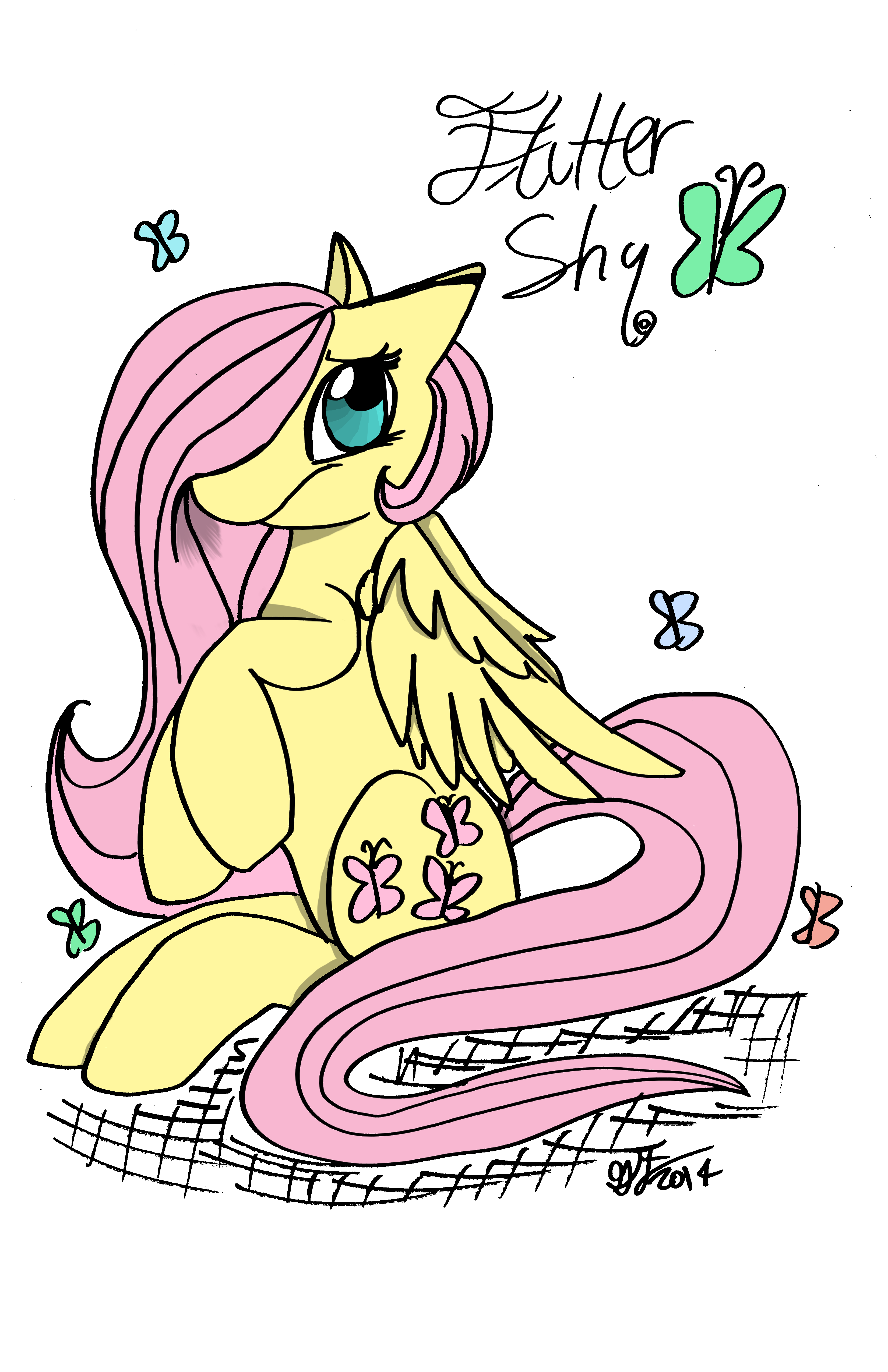Fluttershy by CosmicCat23 on DeviantArt