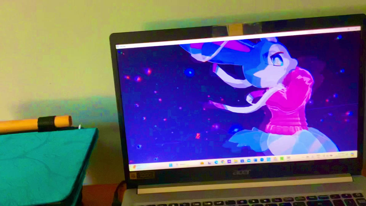 Me dancing on Vrchat and update by FrostyKit22 on DeviantArt