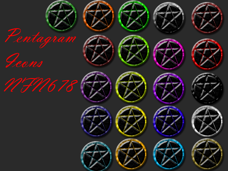 pentagram symbols by nfn678 on DeviantArt
