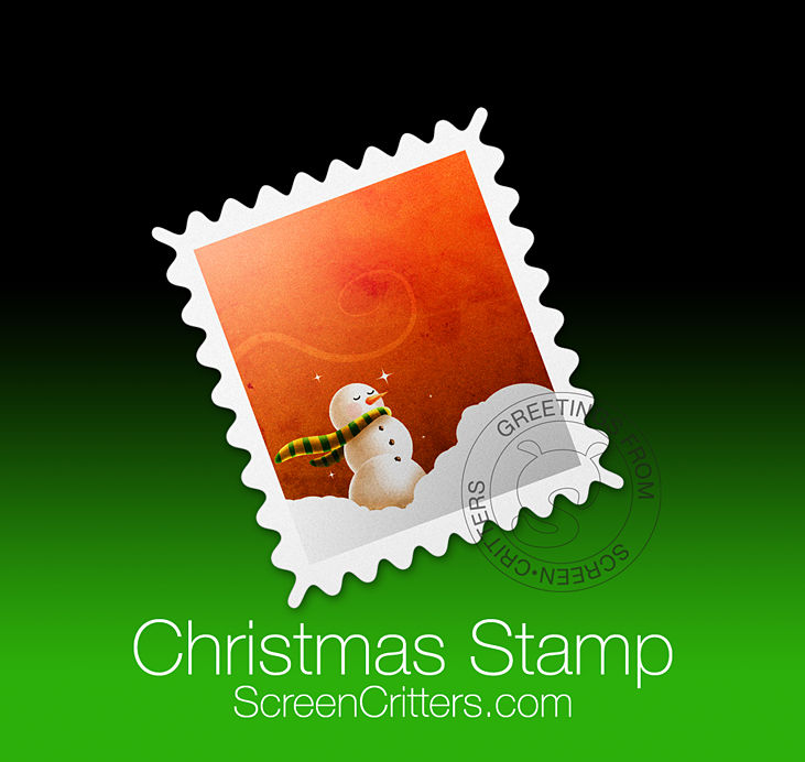Christmas Stamp by ScreenCritters on DeviantArt