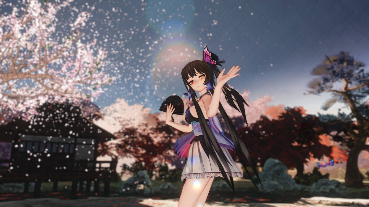 MMD Kimono kurumi by chise306 on DeviantArt
