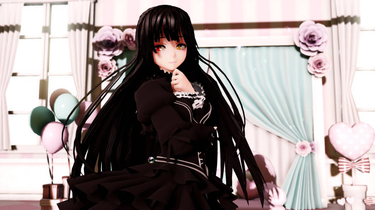 MMD Love circulation Gothic kurumi by chise306 on DeviantArt