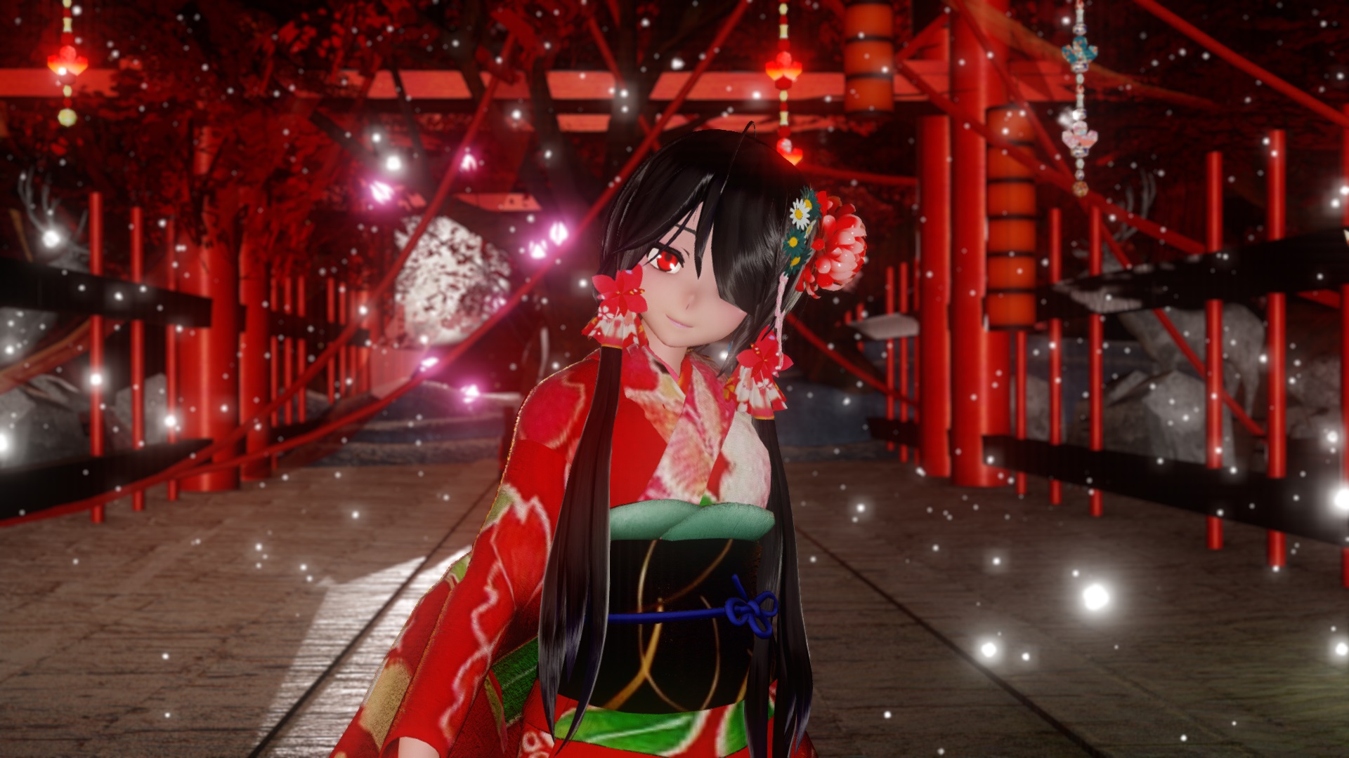 MMD kimono kurumi by chise306 on DeviantArt