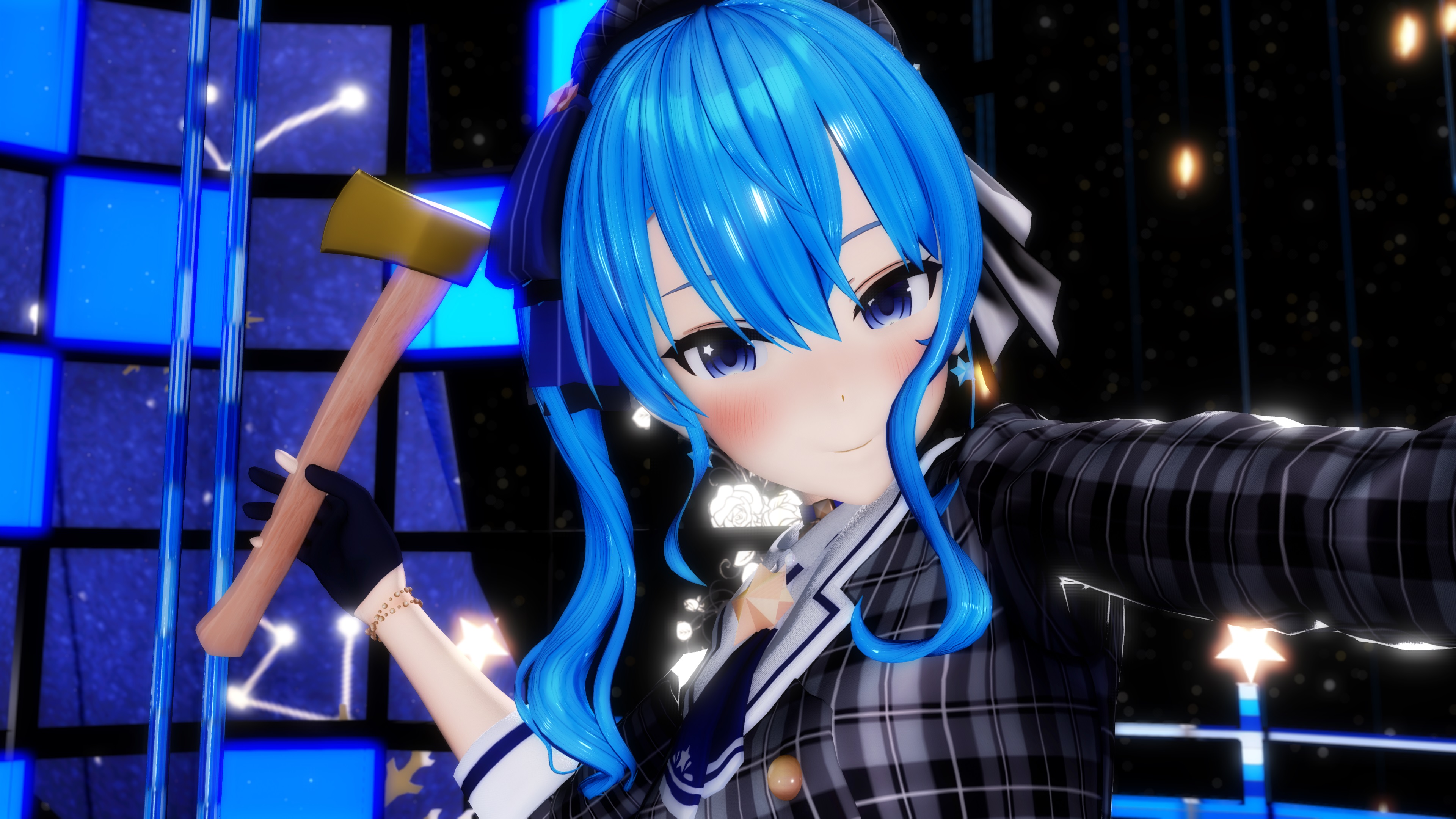 MMD HIGHER suisei hosimati by chise306 on DeviantArt
