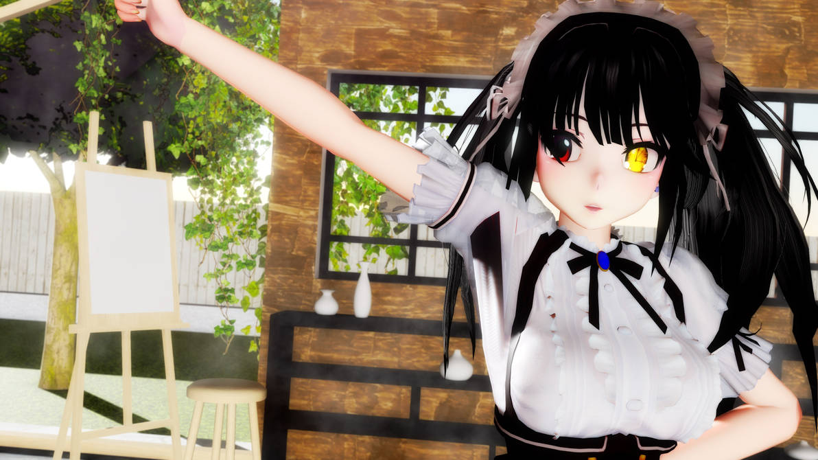 MMD maid kurumi by chise306 on DeviantArt