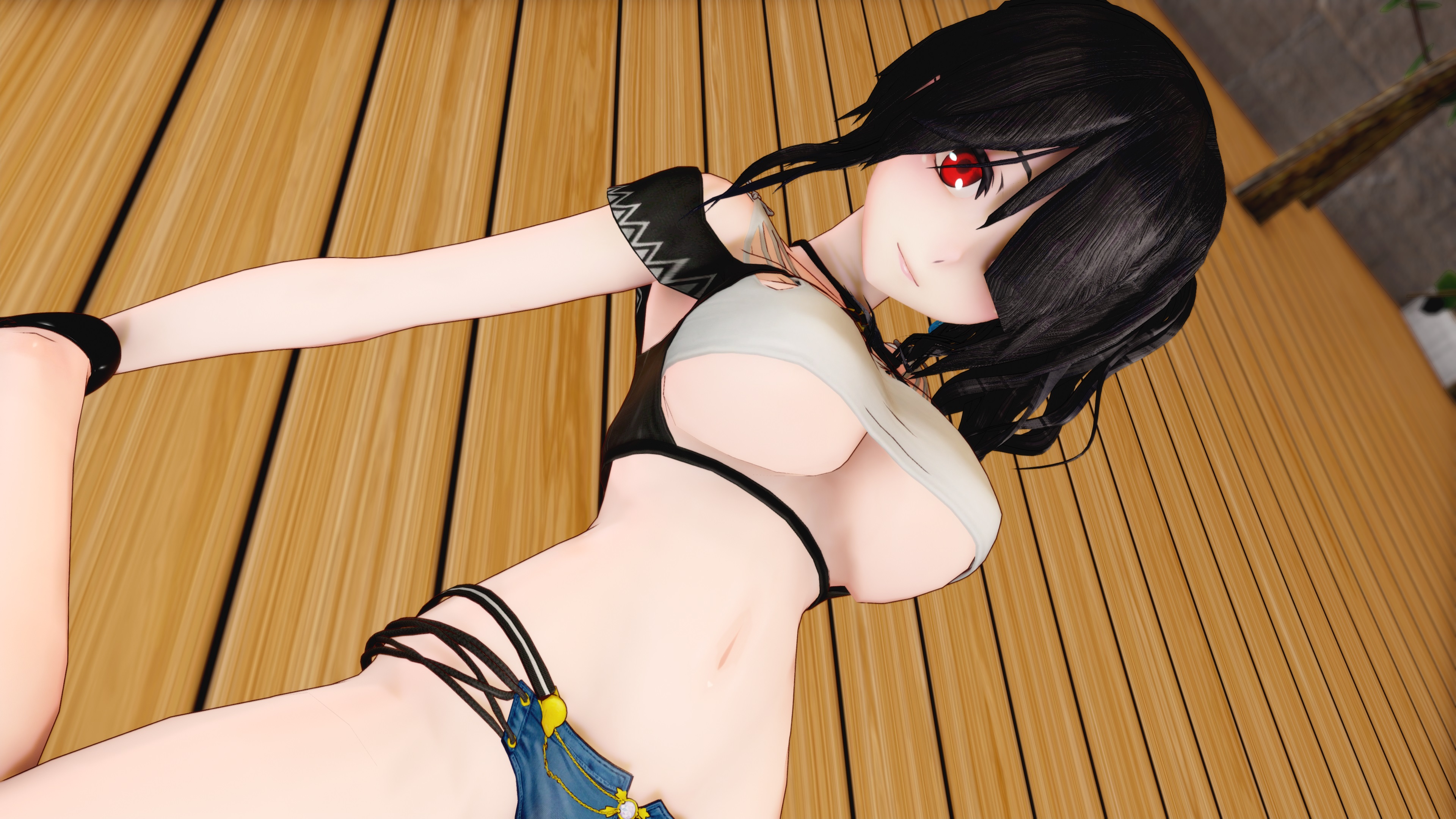 MMD CH4NGE Hot pants kurumi by chise306 on DeviantArt