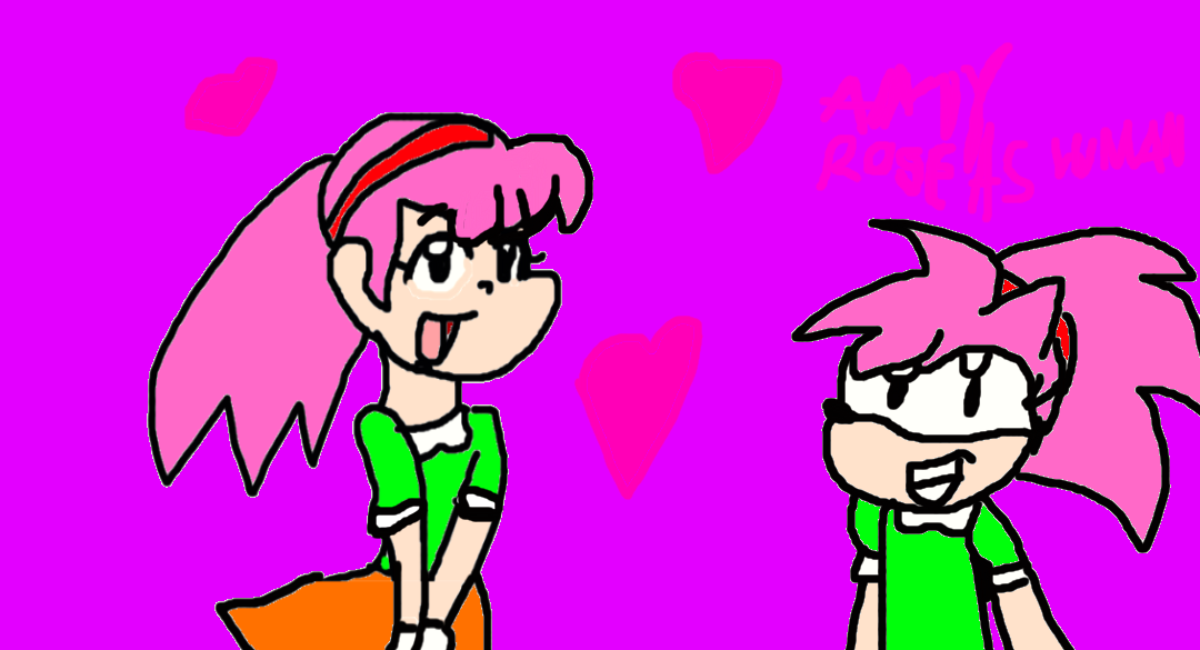 classic amy rose as human by Thenewne on DeviantArt