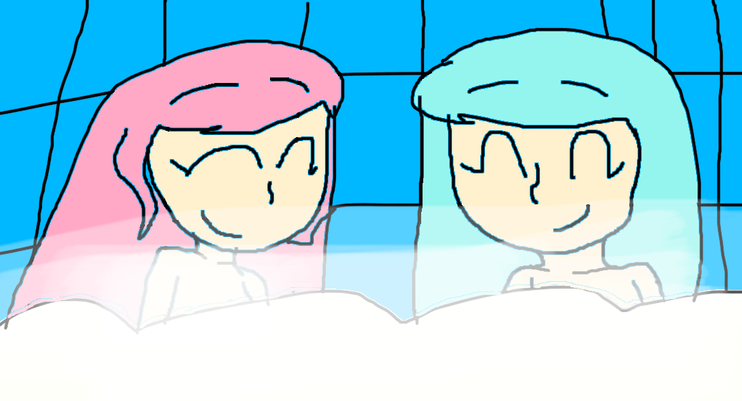 human tish and tash with bathroom by Thenewne on DeviantArt