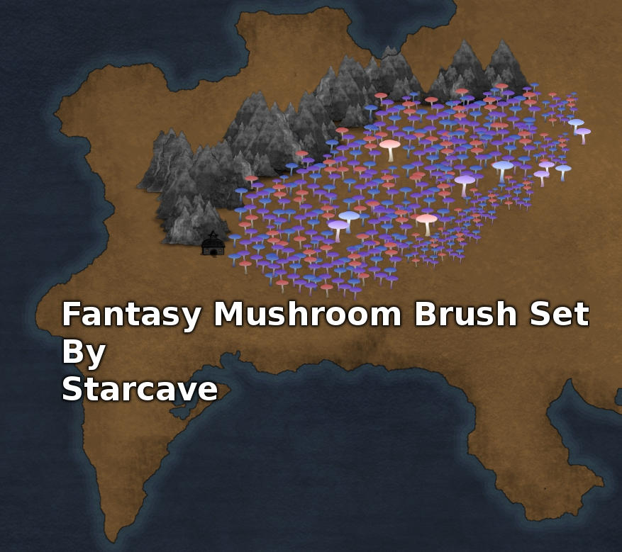 Mushroom Fantasy Brushes by Starcave on DeviantArt
