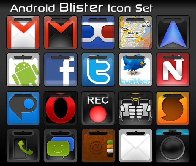 Android Blister Icon Set by mhut on DeviantArt