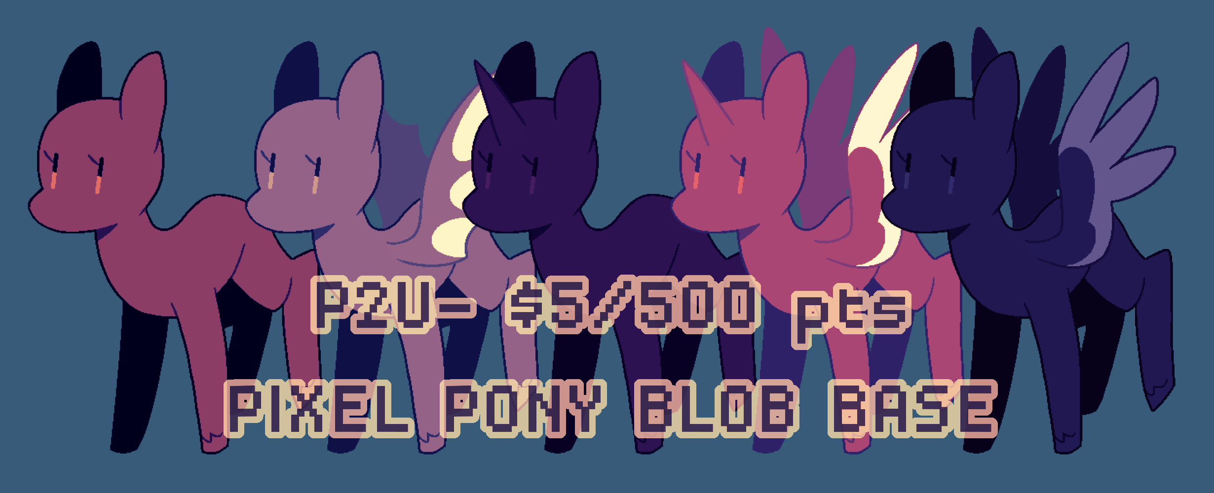 [BASE MOVED] MLP PIXEL PONY BLOBS [READ DESC.] by Ketchup-Obsessed on ...