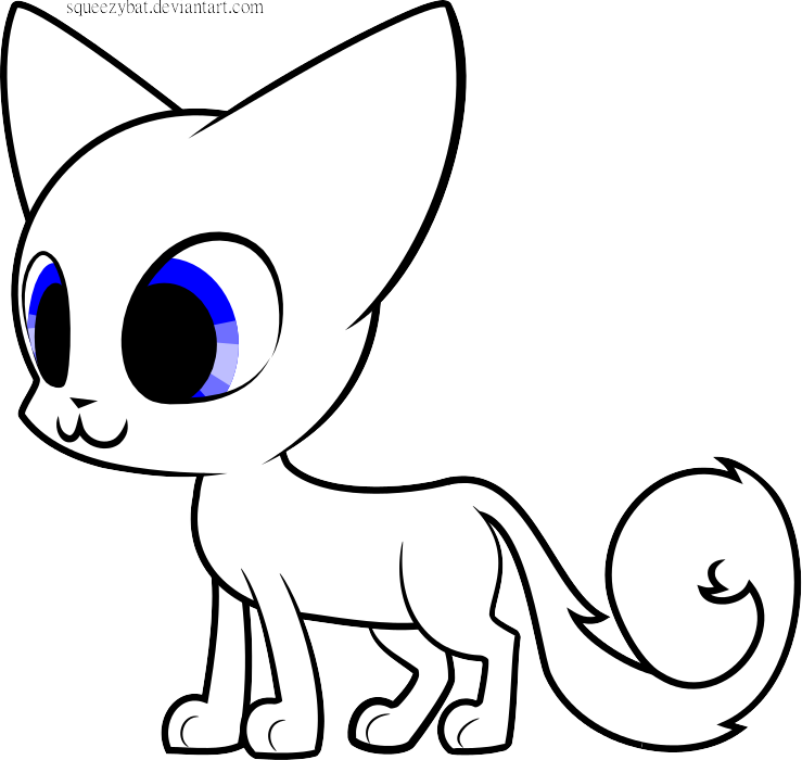 Free Kitty Base Psd By Squeezybat On Deviantart