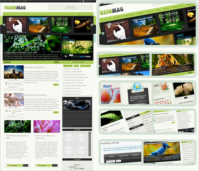 FreshMag: Advanced WP Theme by WPVulpe on DeviantArt