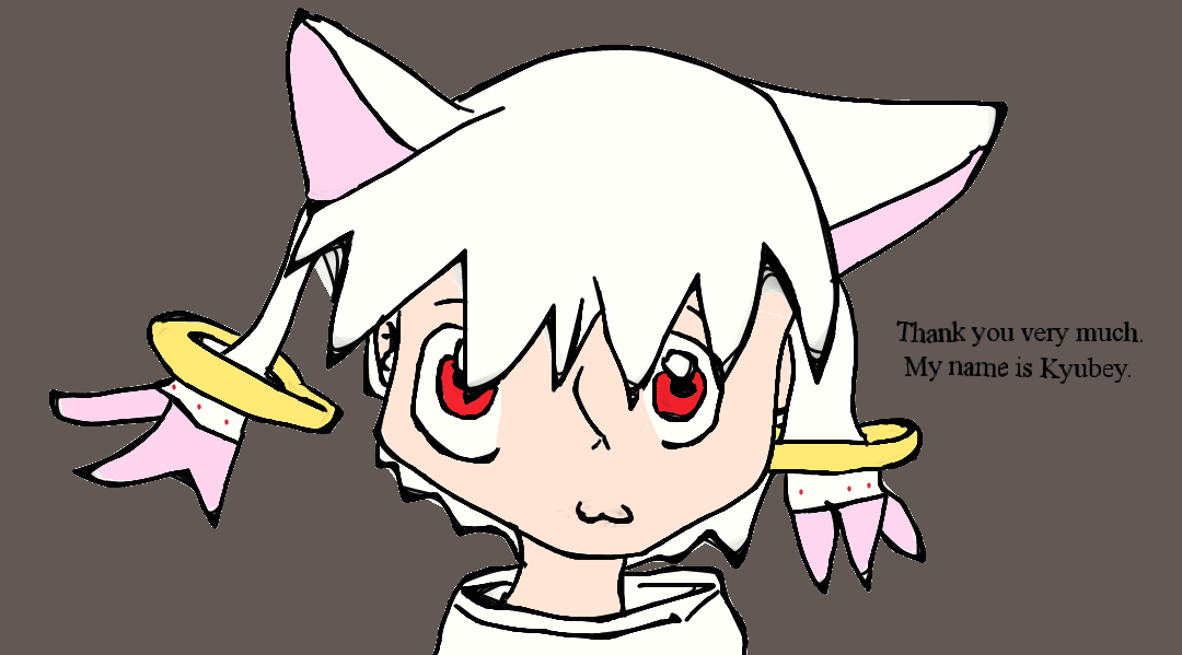 Human Kyubey by miss-Yumi on DeviantArt