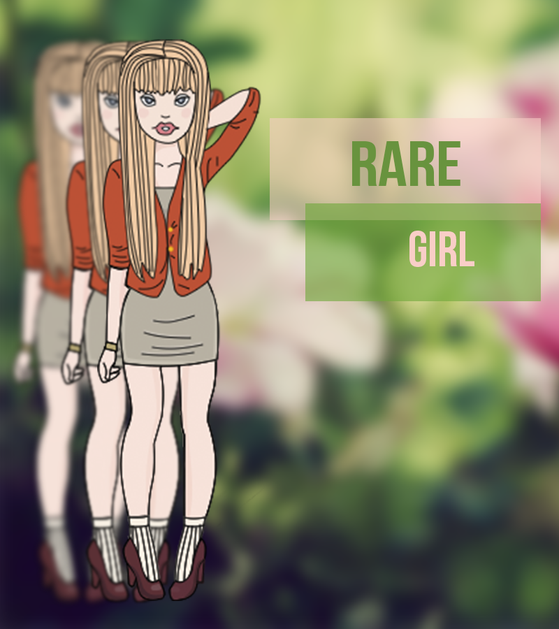 Rare girl by MoniPotato on DeviantArt