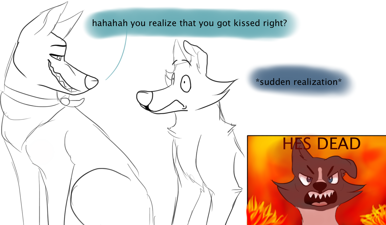 Sudden Realization by alexwolflover777 on DeviantArt